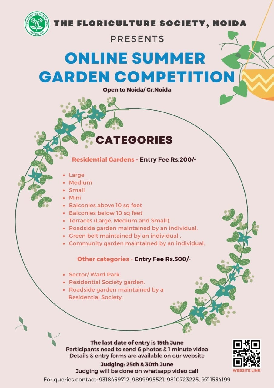 Virtual Summer Garden Competition by FSN - Noida Diary - Rediscover ...